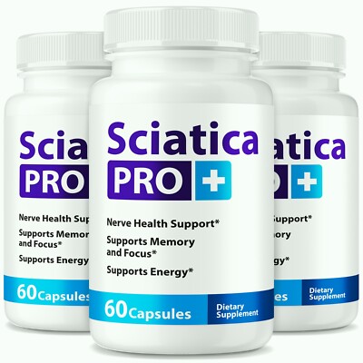 (3 Pack) Sciatica Pro+ Pills for Nerve Health, Sciatica Pro Plus Nerve ...