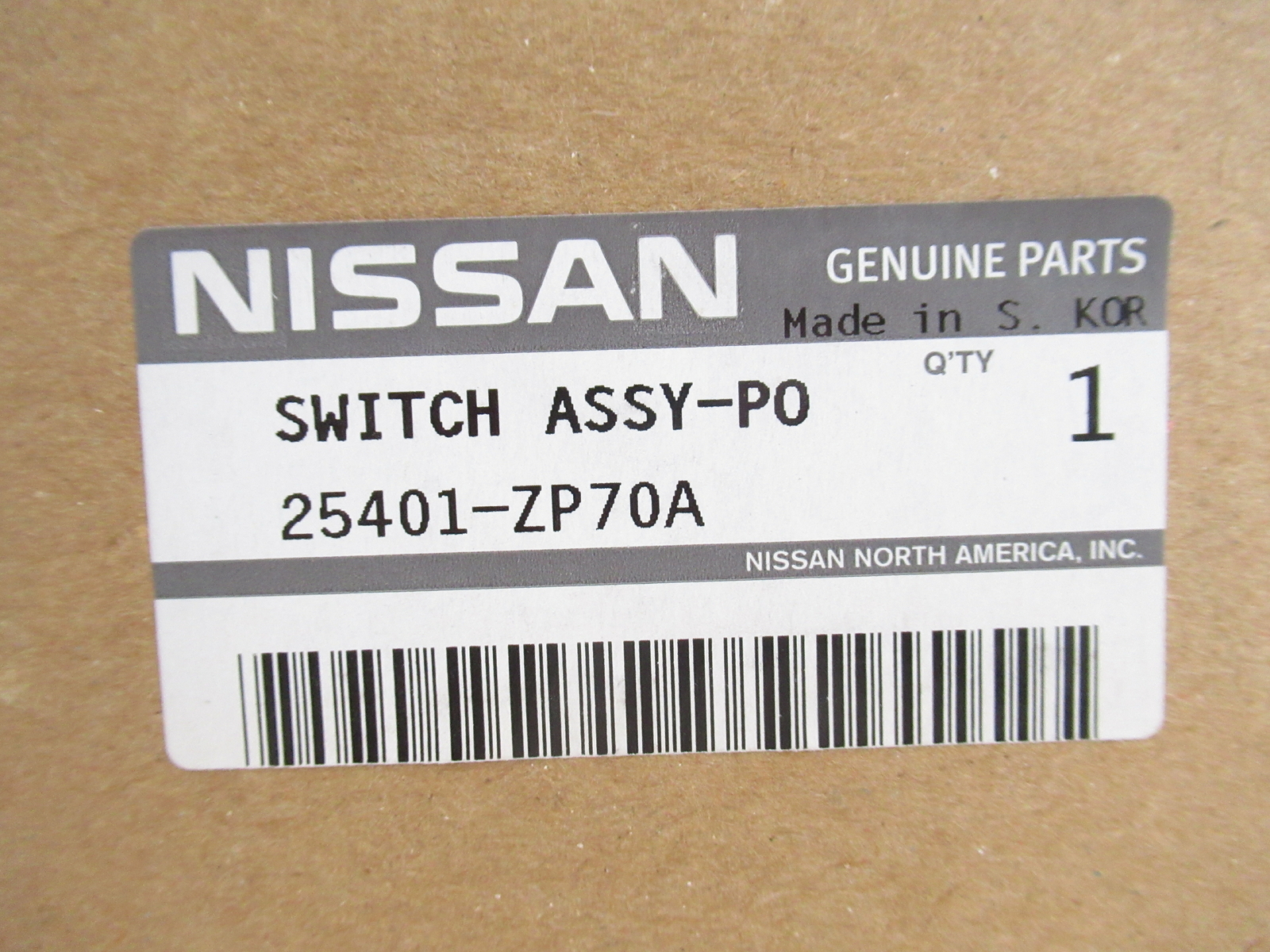 Genuine Nissan Window Switch 25401-ZP70A for sale online | eBay