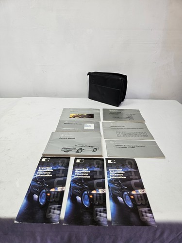 Mercedes-Benz Owner's Manual Book Case Black GENUINE OEM CASE With ...
