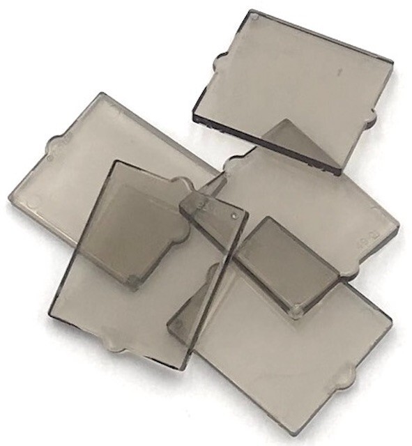 Lego 5 New Trans-Brown Glass for Windows 1 x 2 x 2 Flat Front Parts | eBay