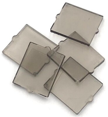 Lego 5 New Trans-Brown Glass for Windows 1 x 2 x 2 Flat Front Parts | eBay