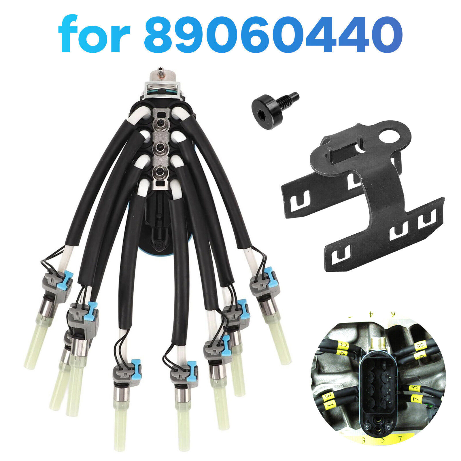 For Chevy Pickup Truck V8 5.0L 5.7L Spider Fuel Injector FJ504 89060440 ...