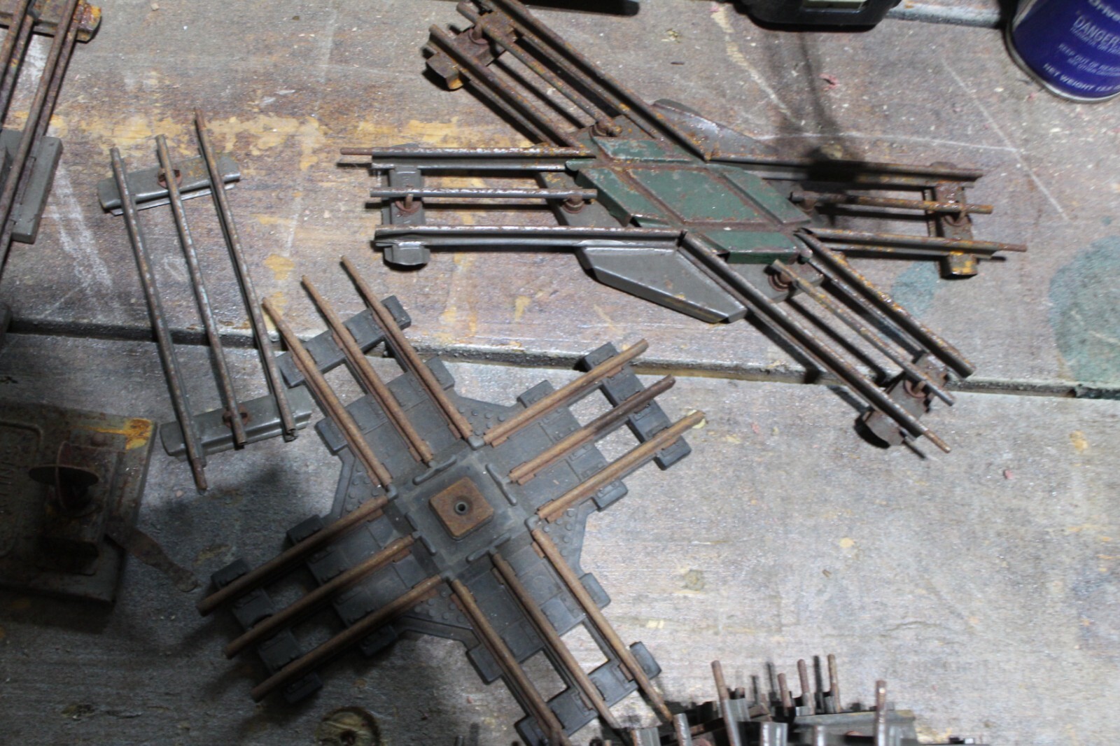 VINTAGE PREWAR IVES "O" GAUGE TRAIN Track & switches 19 straight, 20 ...