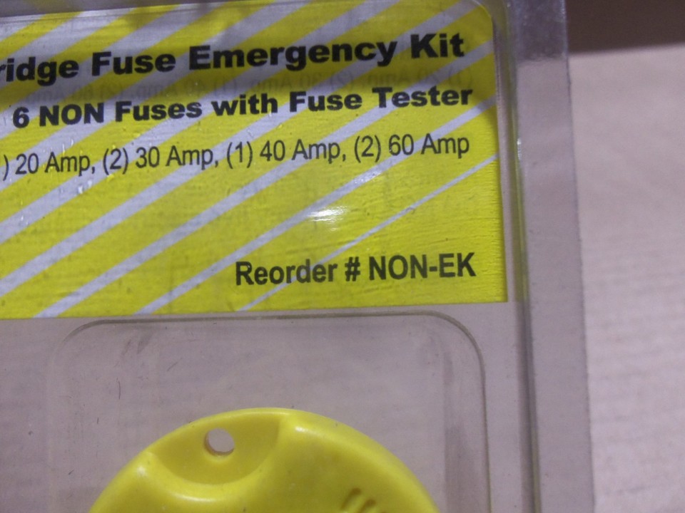NEW LOT OF 2 COOPER BUSSMAN NON-EK NON CARTRIDGE FUSE EMERGENCY KIT W ...