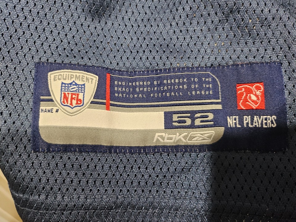 Vintage NFL Reebok Seattle Seahawks 2002-11 #96 RAGSDALE blue jersey ...