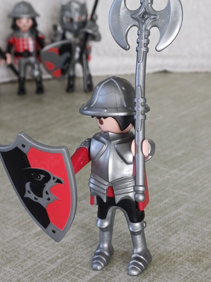 Playmobil Set 6 Falcon Knights includes King Knight, Swords, Shields ...