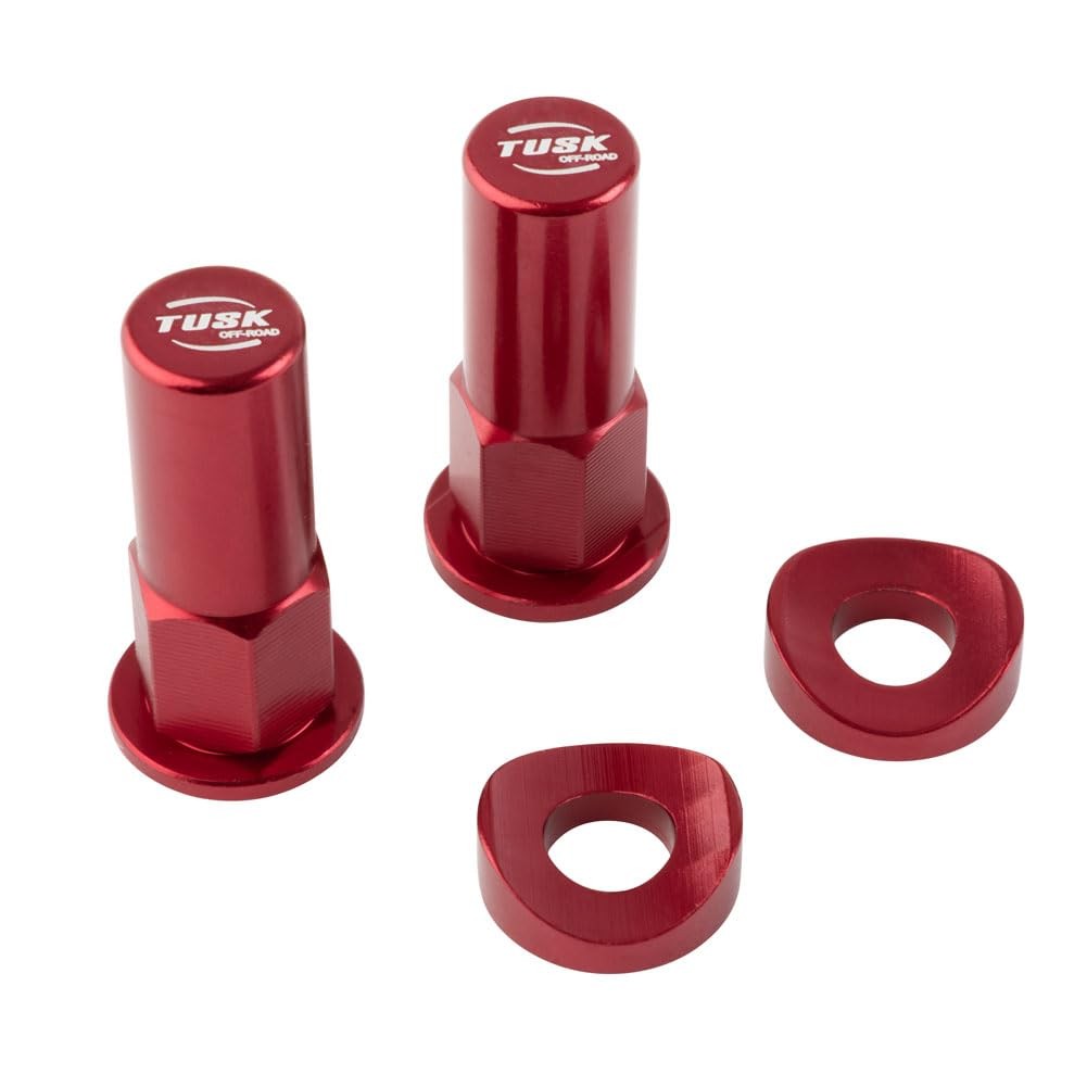 Tusk Rim Lock Nut/Spacer Kit Red For KAWASAKI KX450 2019-2023 | eBay