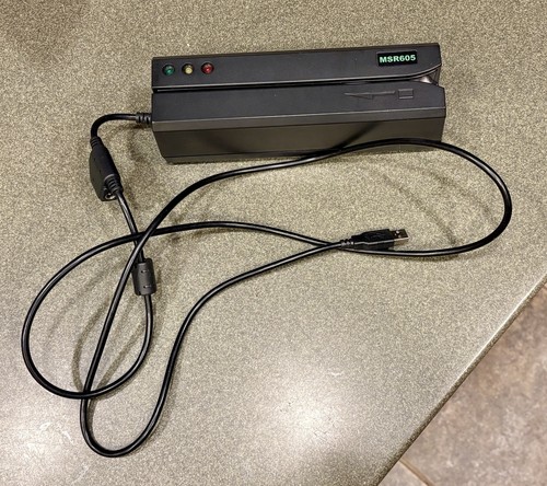 MSR605 Magnetic Stripe Card Reader Writer USB No Power Cord Untested | eBay