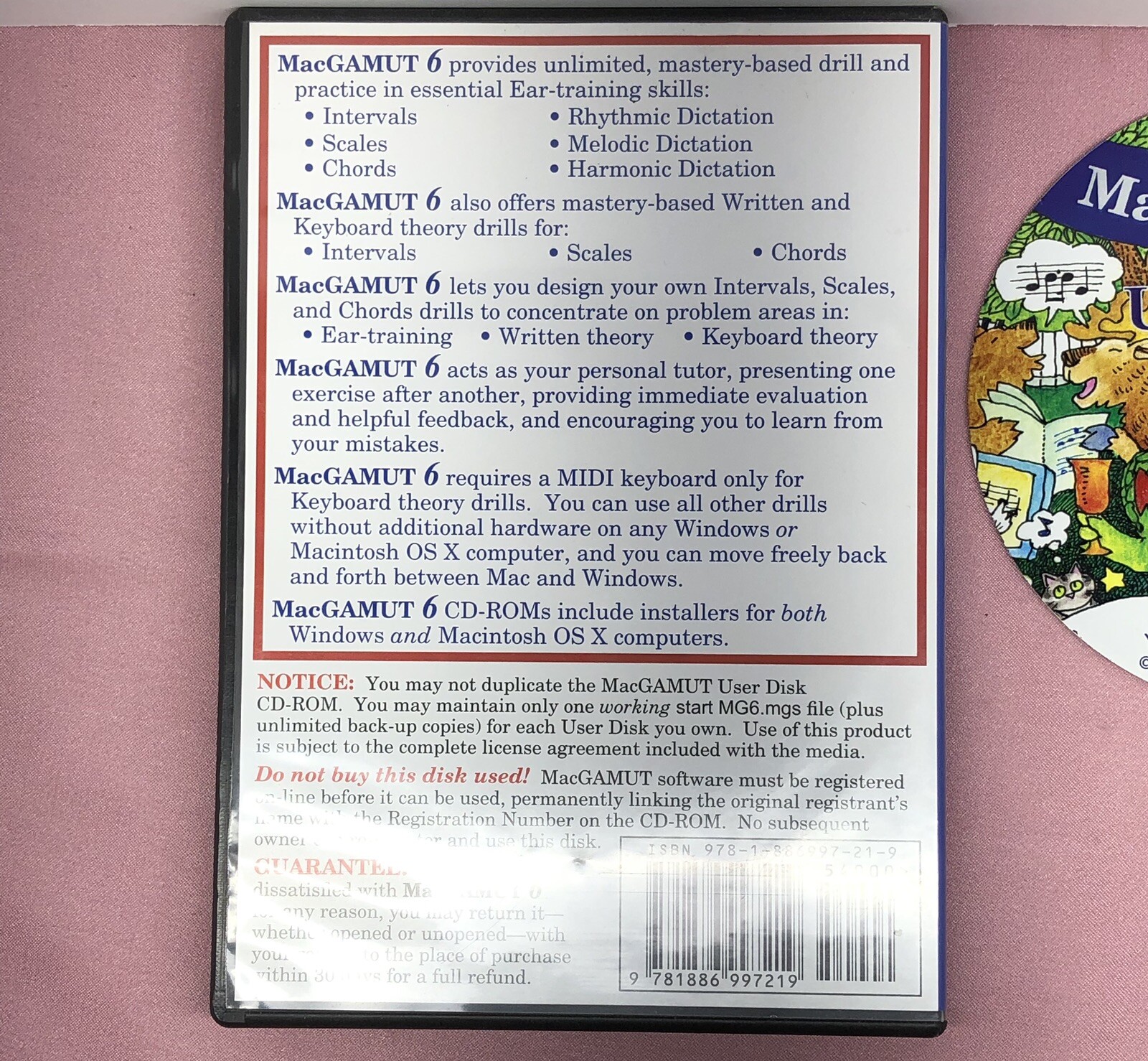 MacGAMUT 6 User Disk Not Just For Ear Training Anymore CD-ROM. | eBay