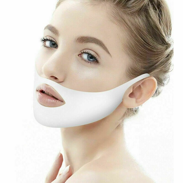 4d Face-lift V Shape Mask Neck Face Slim Double Chin Anti-wrinkle ...