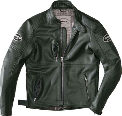 Handmade Spidi Biker Leather Jacket Cowhide Leather Jacket Moto Zipper ...
