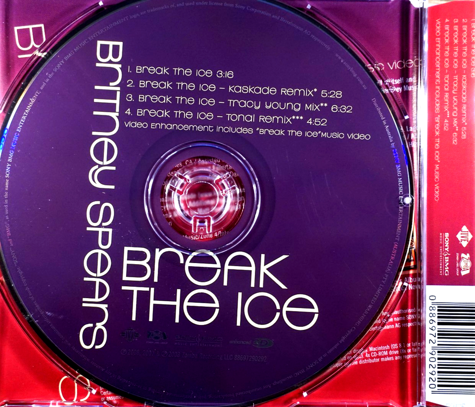Britney Spears - Break The Ice - CD, VG | eBay