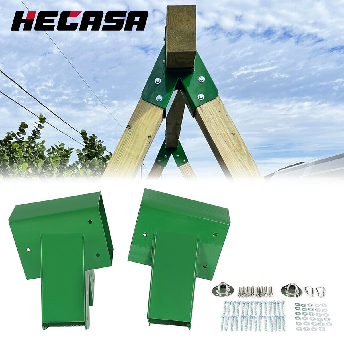 Green Bracket Frame Clipart Kojem A Frame Swing Set Brackets, DIY