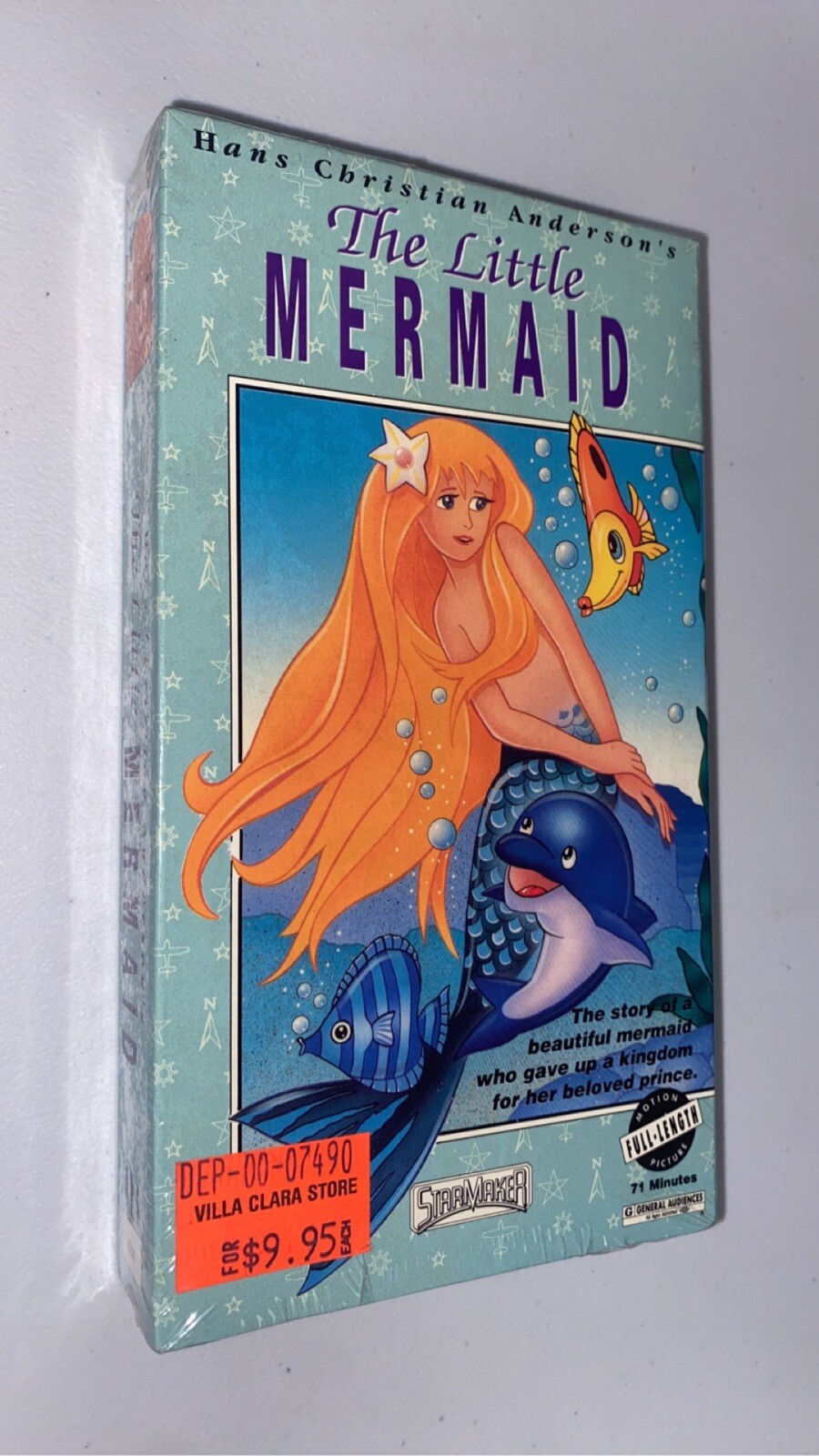 1989 The Little Mermaid VHS Anime Film Dub Toei Hans Christian ...
