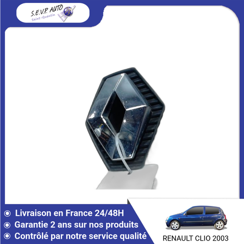 🇫🇷 SIGLE CALANDRE RENAULT CLIO II PH.2 01-06 628902379R ♻️ | eBay