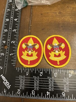2 Vintage FIRST CLASS RANK Boy Scout Uniform Badge PATCHES BSA Award | eBay