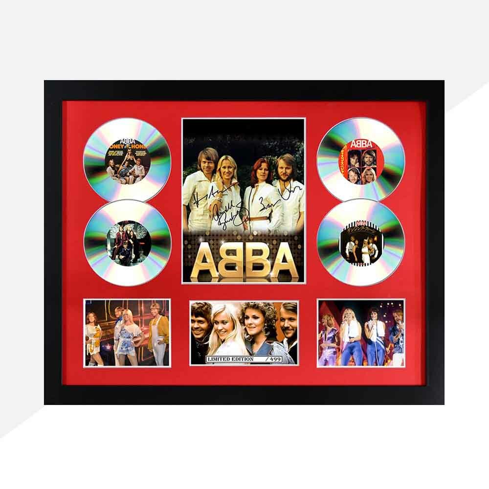 ABBA Signed Framed Memorabilia Limited Edition 4CD - Multiple ...