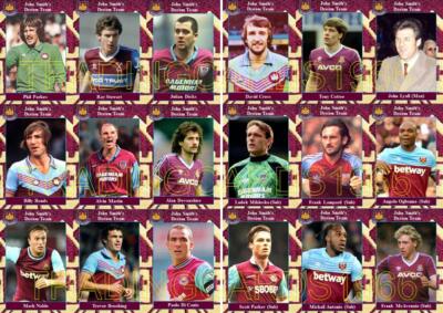 West Ham United Dream Team Trading Cards Choose your own players Gift ...