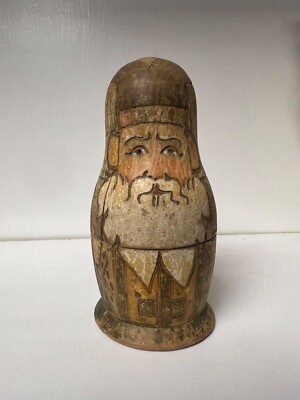 Antique Russian Nesting Doll Matryoshka VERY RARE 19th Century | eBay