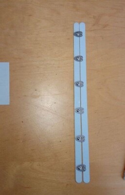 Steel Corset Busk Fastening, Solid 2-Piece Metal Closure, Corsetry ...