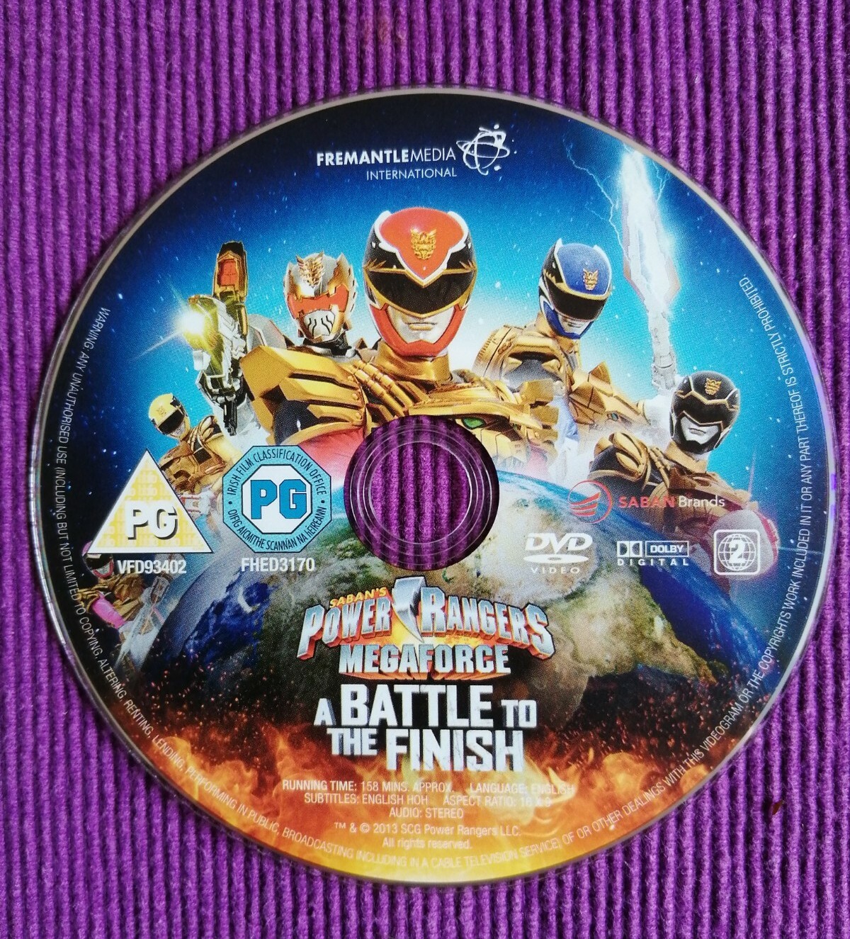 Power Rangers - Megaforce - Vol.3 - A Battle to the Finish (DVD, 2015 ...
