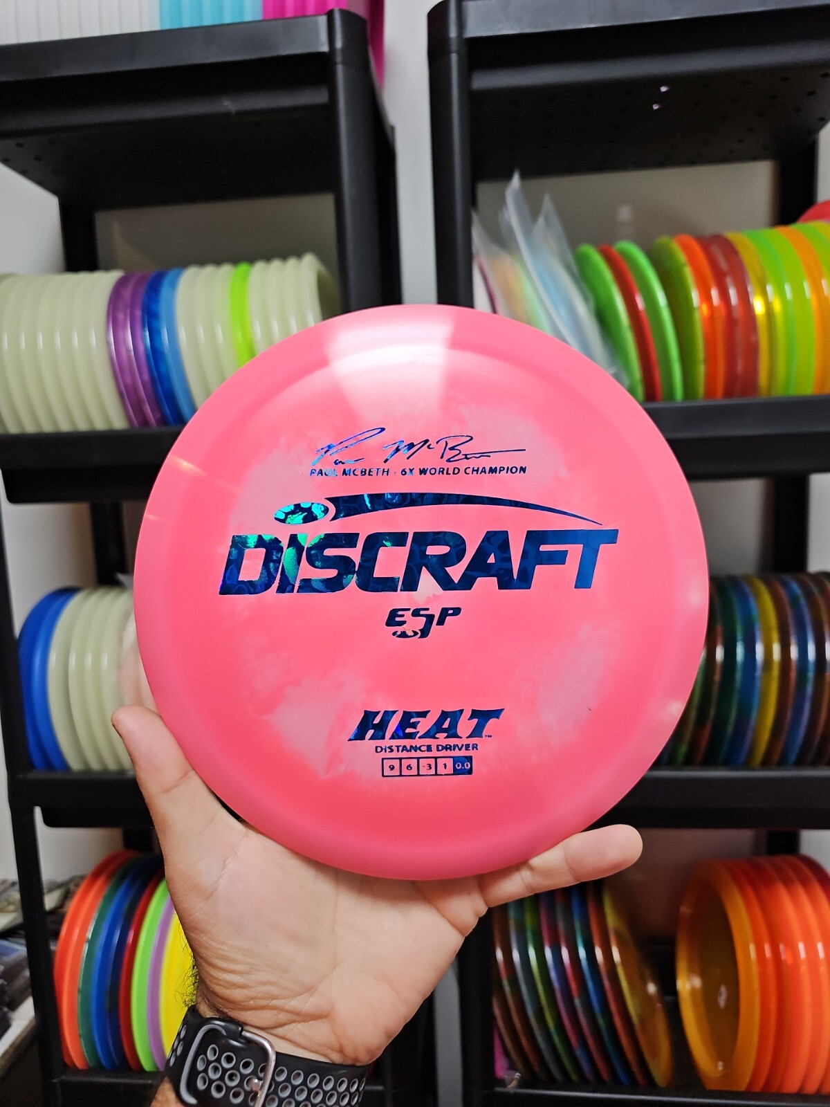 Discraft Discs ESP Heat 170-172g #4 Paul McBeth Disc Golf Driver | eBay