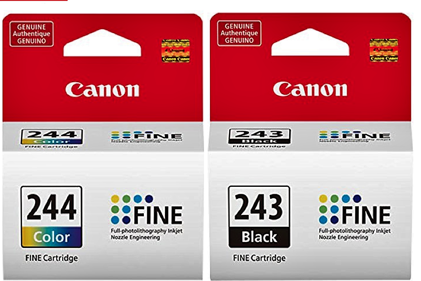 Genuine Canon ink cartridge 243 244 combo for MG2520 202 MG2922 4527 ...