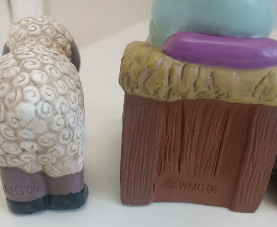 Christmas Nativity Scene 6 Piece Resin Set From WMG 2006 Toy Figures | eBay