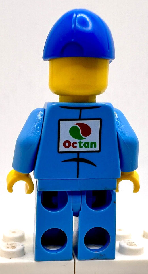 LEGO Gas Station Worker Octan Logo City cty0679 | eBay