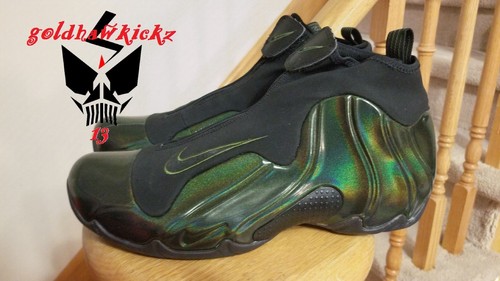 Nike Air Flightposite Legion Green Black Garnett PE AO9378-300 zoom ...