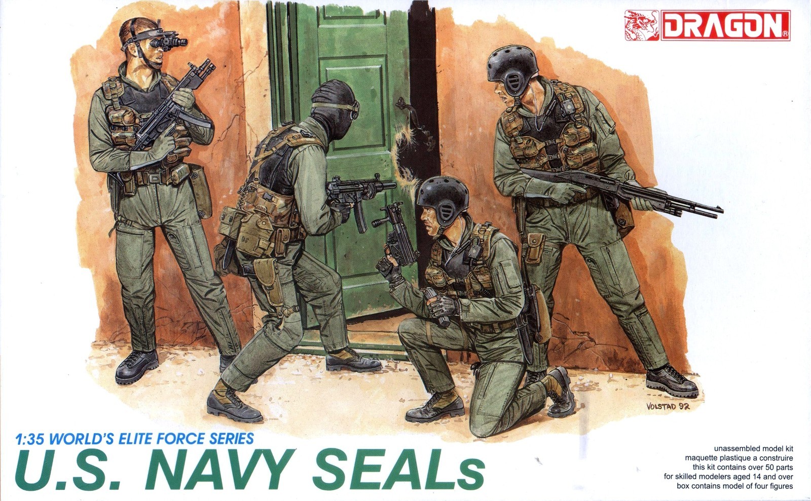 Dragon Models Dragon 1/35 3017 US Navy Seals (World's Elite Force Series)