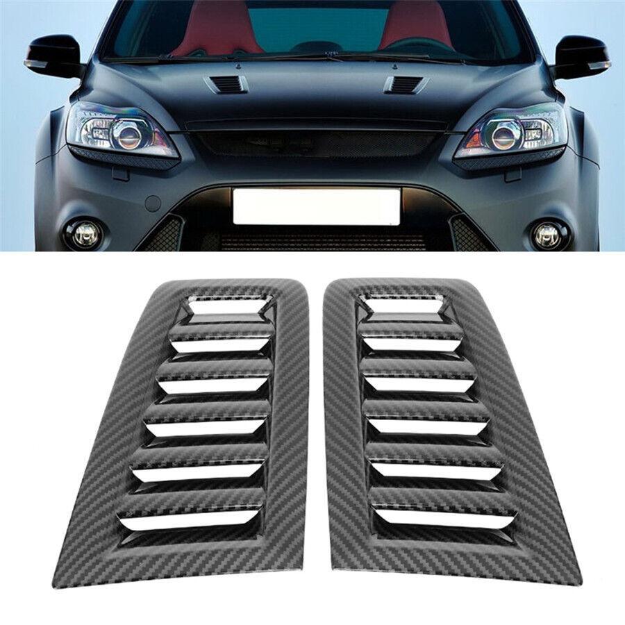 Front Car Hood Bonnet Vent Air Flow Intake Louver Scoop Cover Engine ...