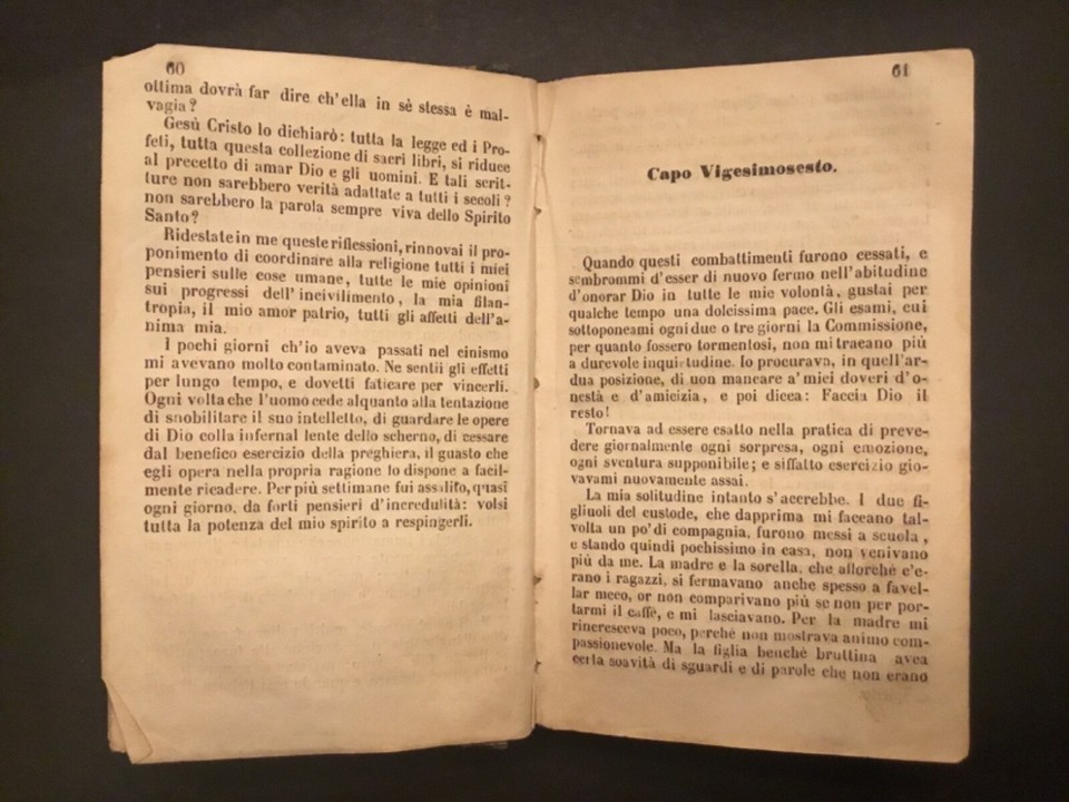 Antiquarian Book - Le Mie Prigioni - Italian - 1867 | eBay