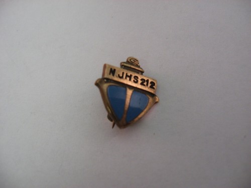 Antique Vintage NJHS 212 High School Nice Shield Torch Design High ...
