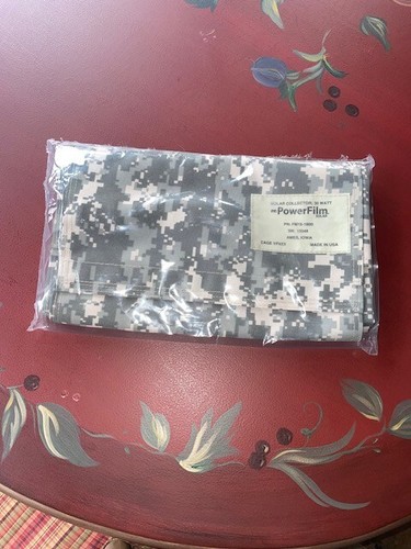 30W Foldable Solar Panel PowerFilm (FM16-1800) Digital ACU Camouflage ...