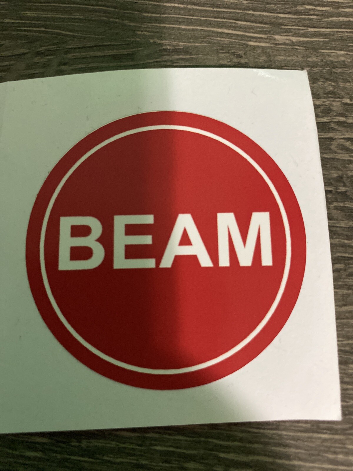 Beam Decal Hard Hat Sticker | eBay