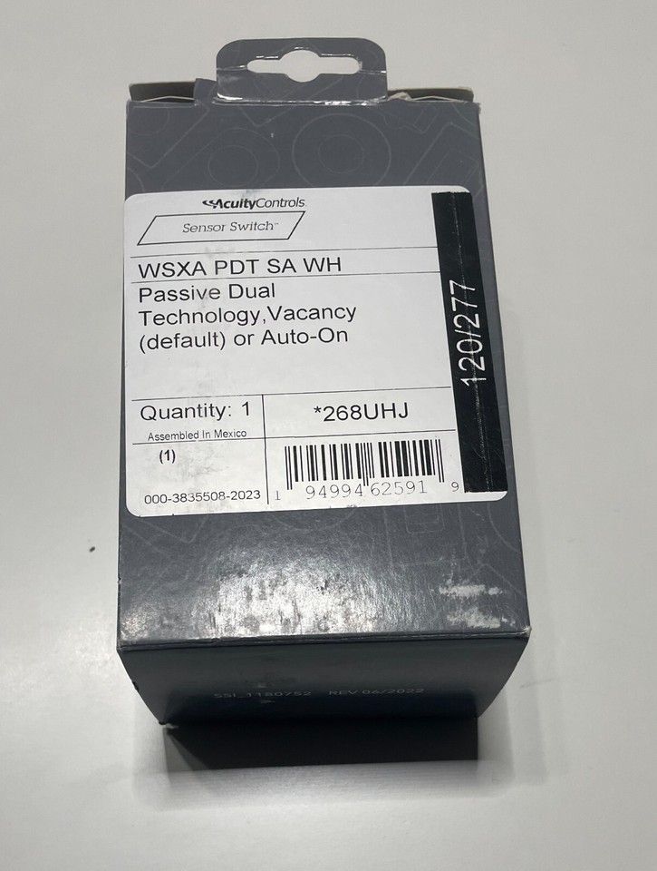 Acuity Occupancy Controls Sensor Switch WSXA Wall Switch Sensor NEW | eBay