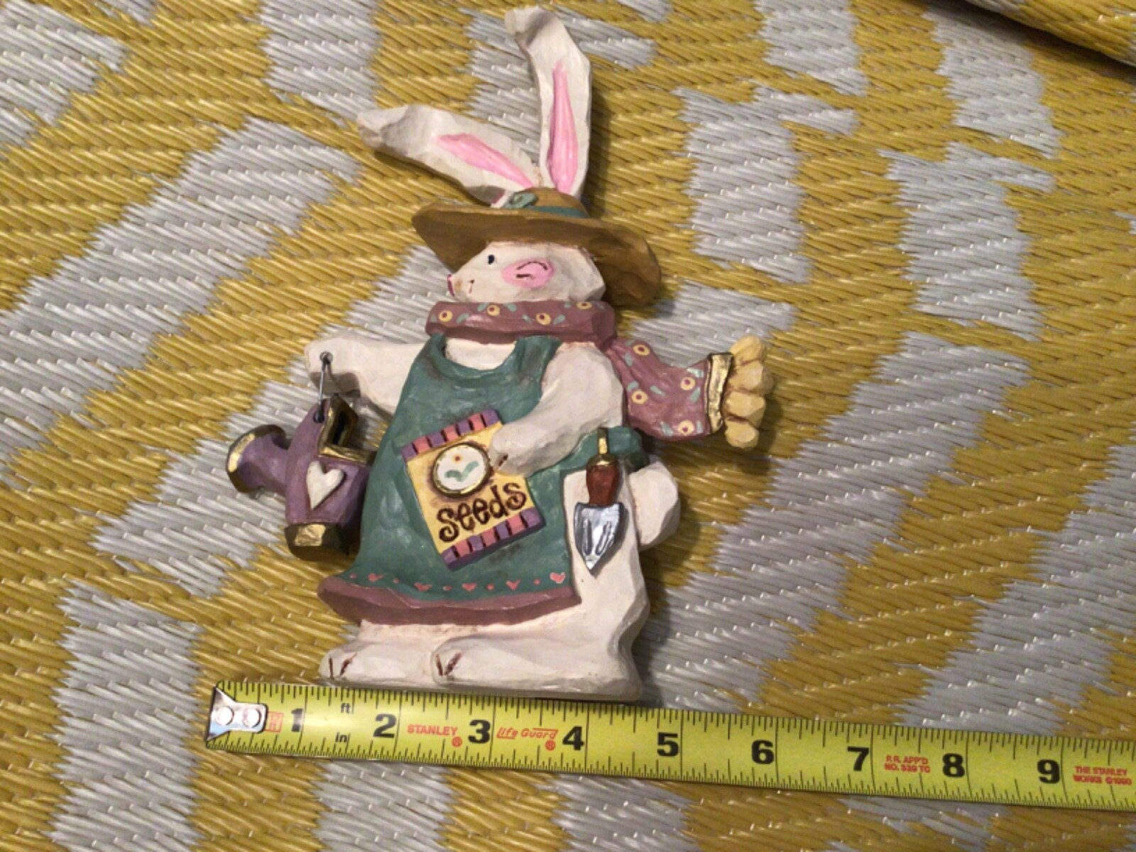 Kurt Adler Spring Town Bunny Rabbit Figurine Retired | eBay