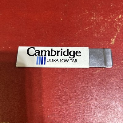 Vintage CAMBRIDGE Cigarettes Promotional Advertising Box Cutter Utility ...