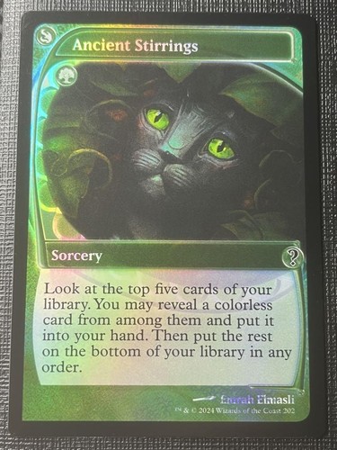 Mtg Ancient Things Activation Foil English Future Prediction Frame ...