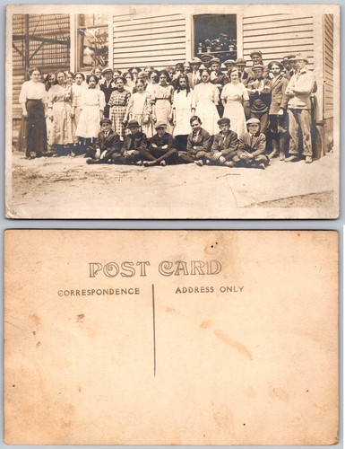 RPPC Edwardian Factory Workers Photo Postcard | eBay