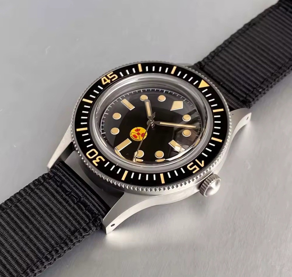Fifty Five Fathoms Military Watch Radiation Russian Dive Watch Vintage ...