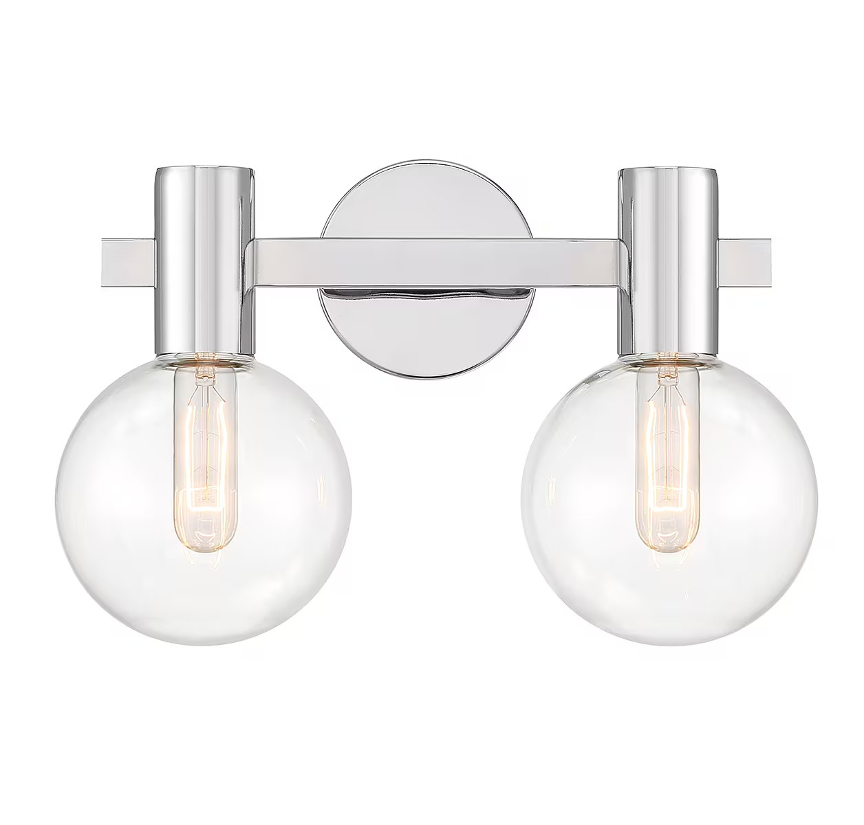 Savoy House Lighting 8-3076-2-BK Wright Bathroom Vanity Light Black for ...