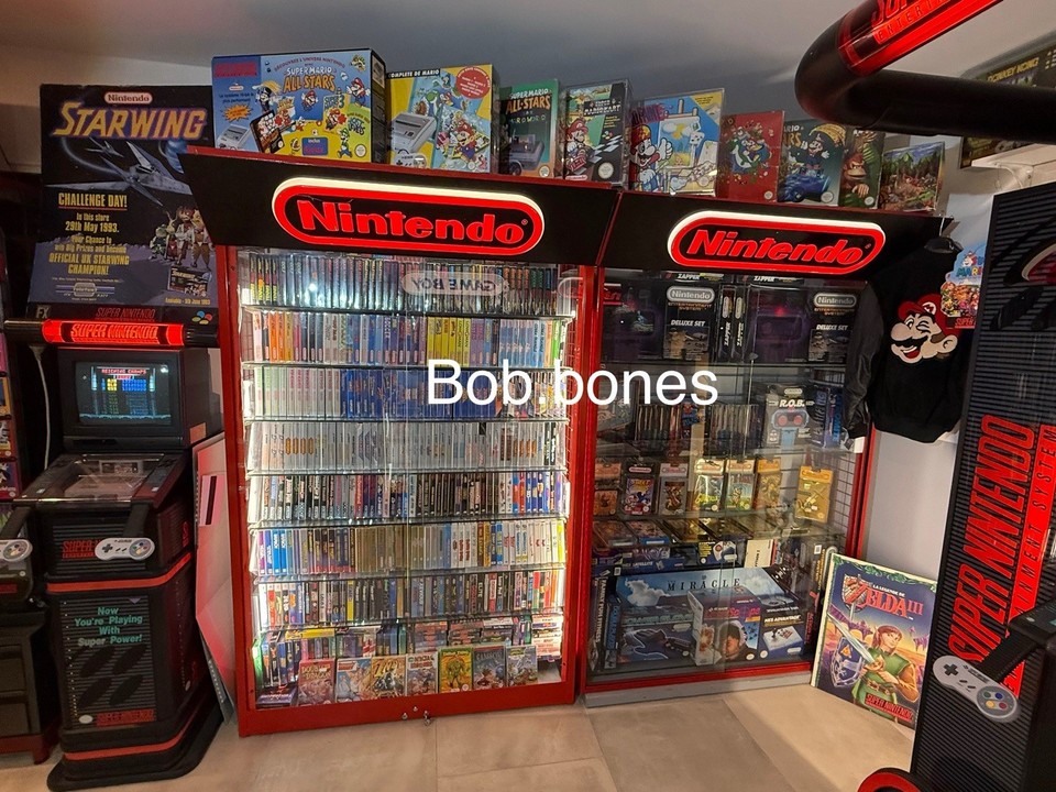 Extraordinaire Collection NINTENDO NES SNES GAMEBOY KIOSK DISPLAY | eBay