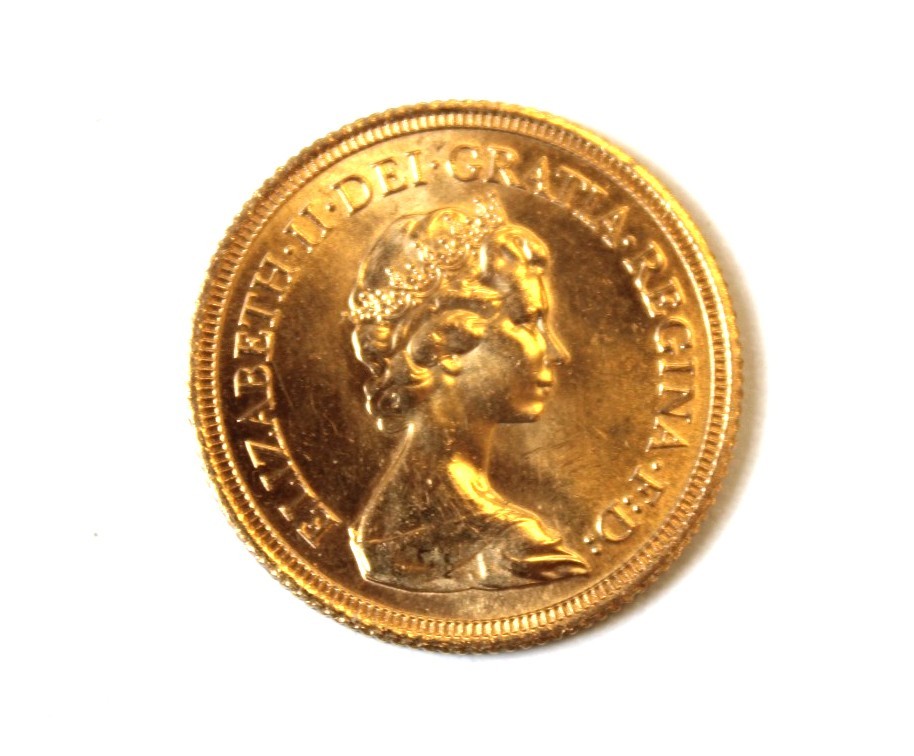 Vintage QUEEN ELIZABETH II 2nd Portrait 22ct GOLD FULL SOVEREIGN Dated ...