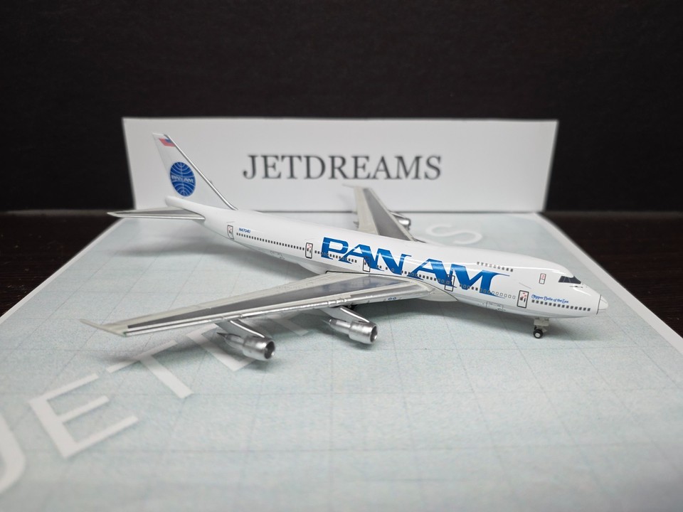 1/400 PAN AM WORLD AIRWAYS BOEING 747-100 BILLBOARD COLORS N4704U ...
