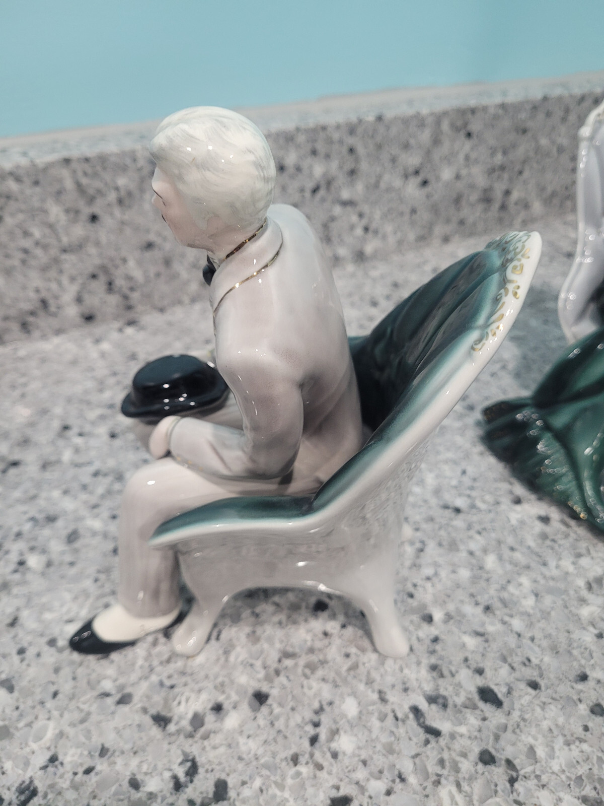 VINTAGE 3PC SET FLORENCE CERAMICS VICTORIA EDWARD COUCH PASADENA ...