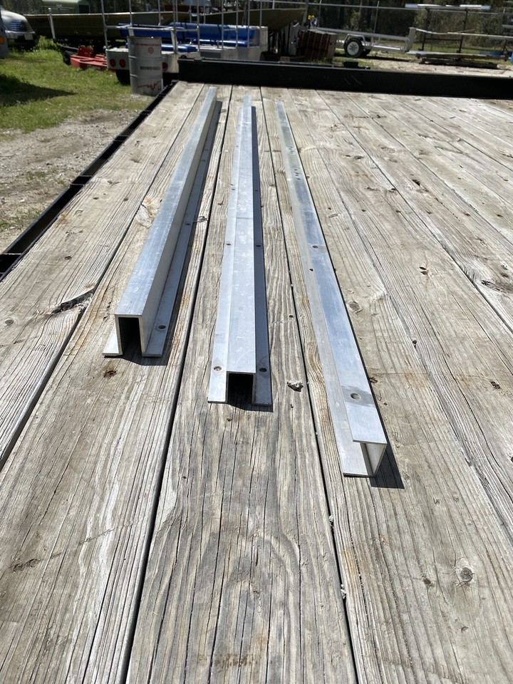 102" Aluminum Hat Channel Pontoon Beam Cross Member | eBay
