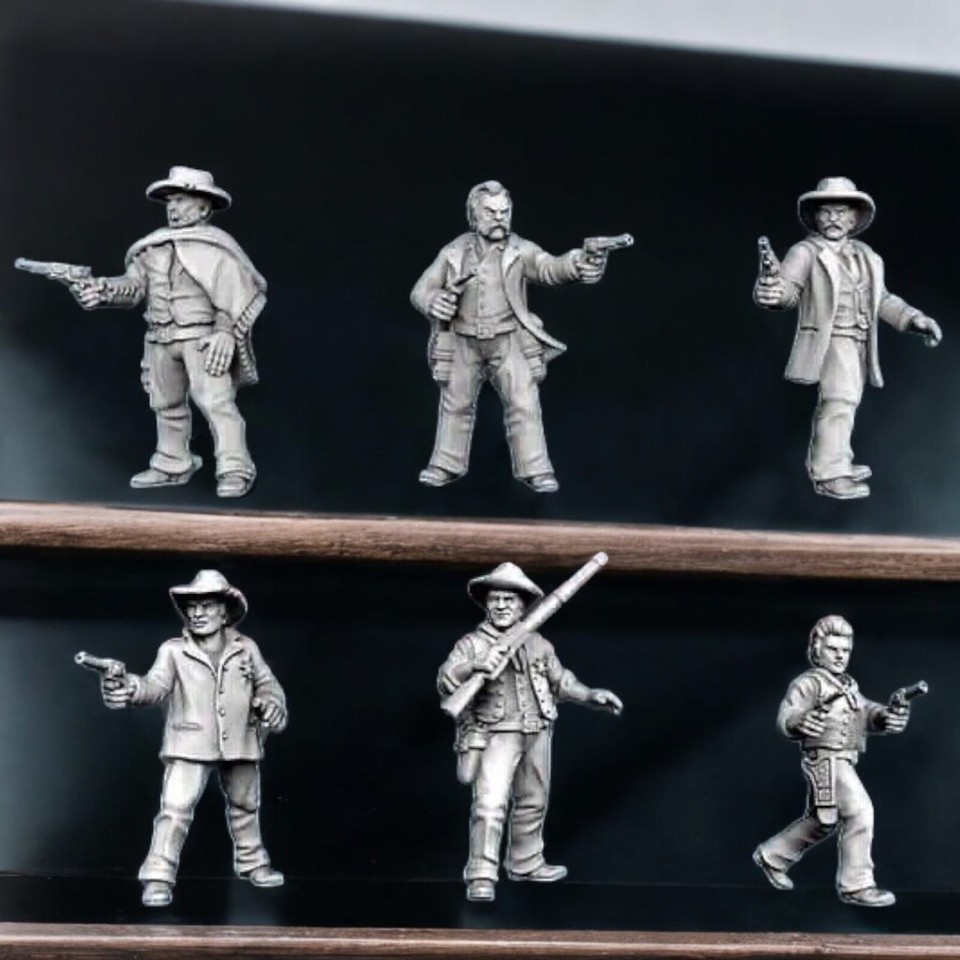 Wild West Movie Legends X6: Miniatures for Western Wargames, Dioramas ...