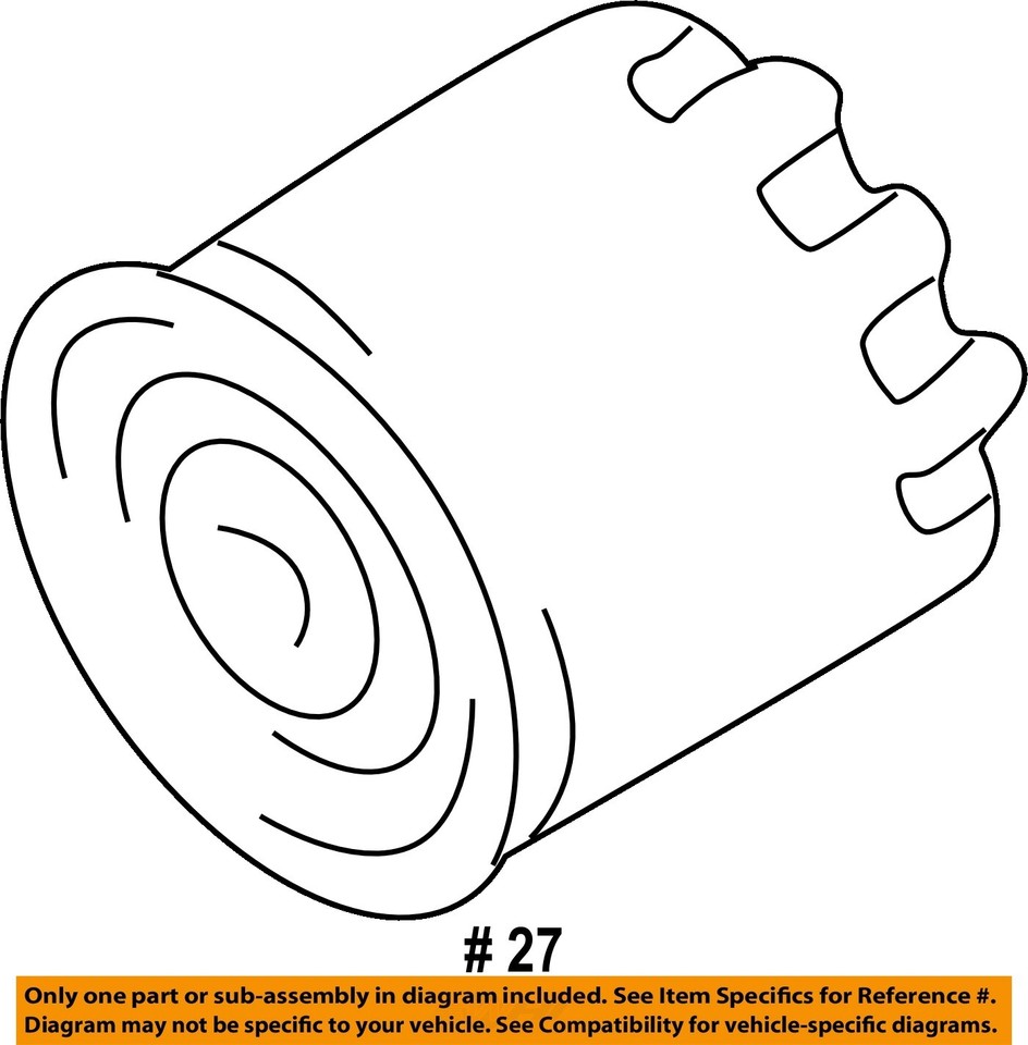 MAZDA OEM 84-14 2 EngineTransaxle Engine Parts-Oil Filter B6Y114302A | eBay